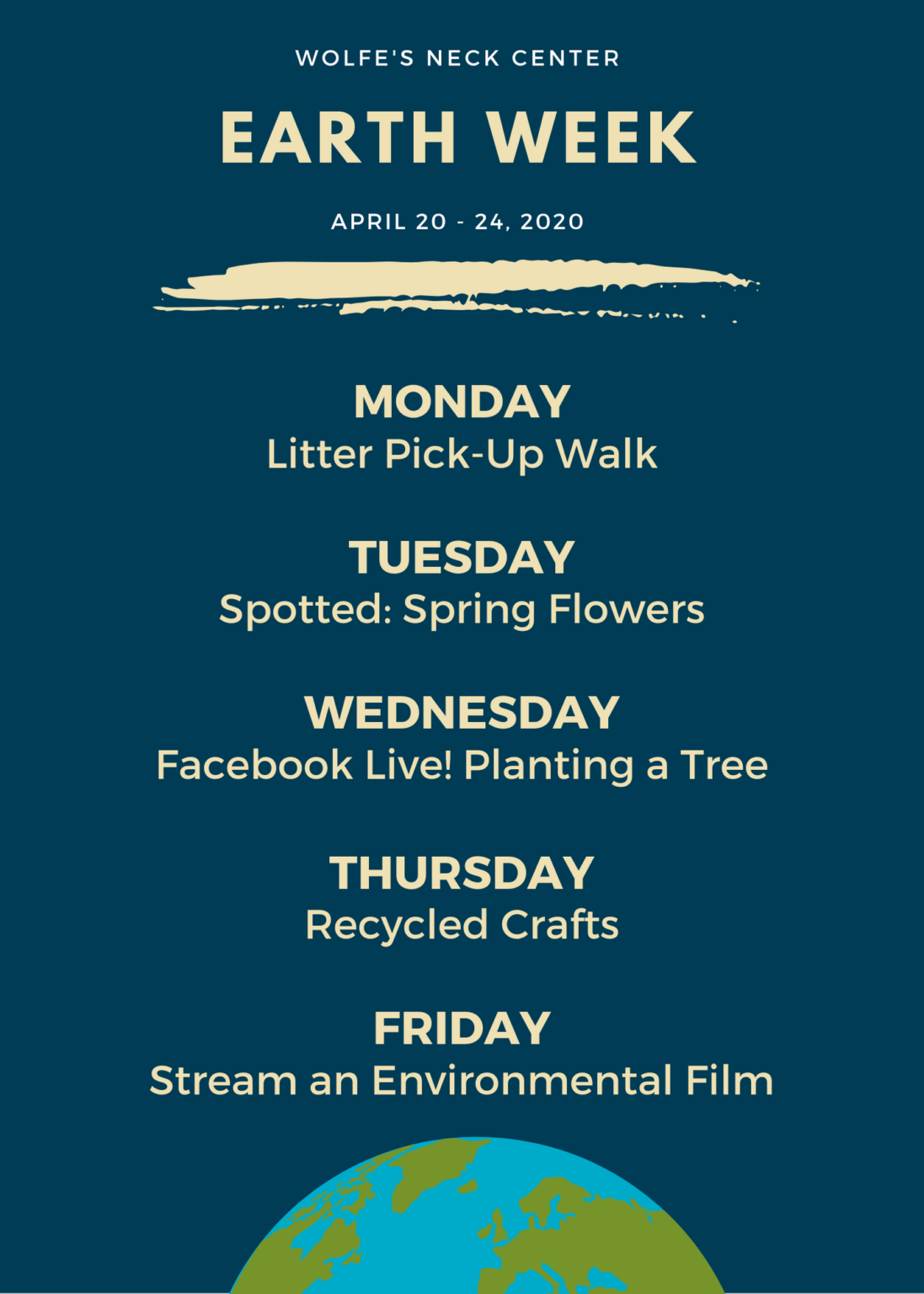 Earth Week at Wolfe's Neck Center - Wolfe's Neck