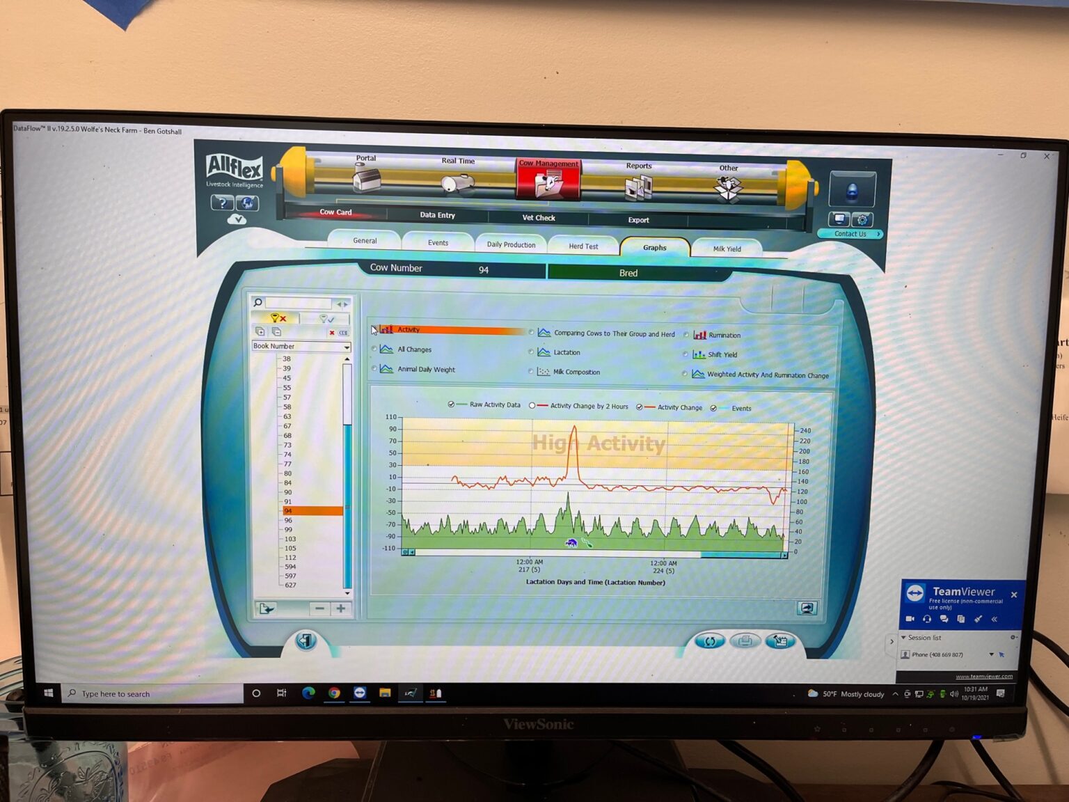 FitBits for Cows: Our New SenseHub Dairy Activity Monitors - Wolfe's Neck